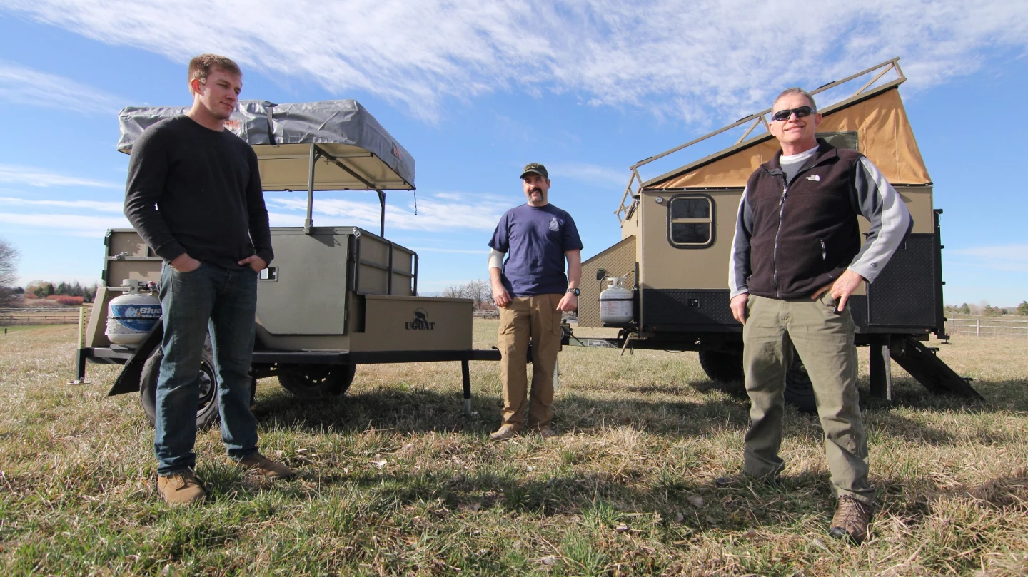 Military-inspired off-road multi-trailers explore the backcountry
