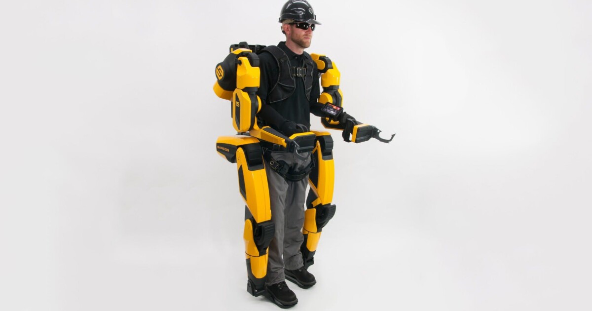 Battery-powered, full-body exoskeleton lets users lift 200 pounds