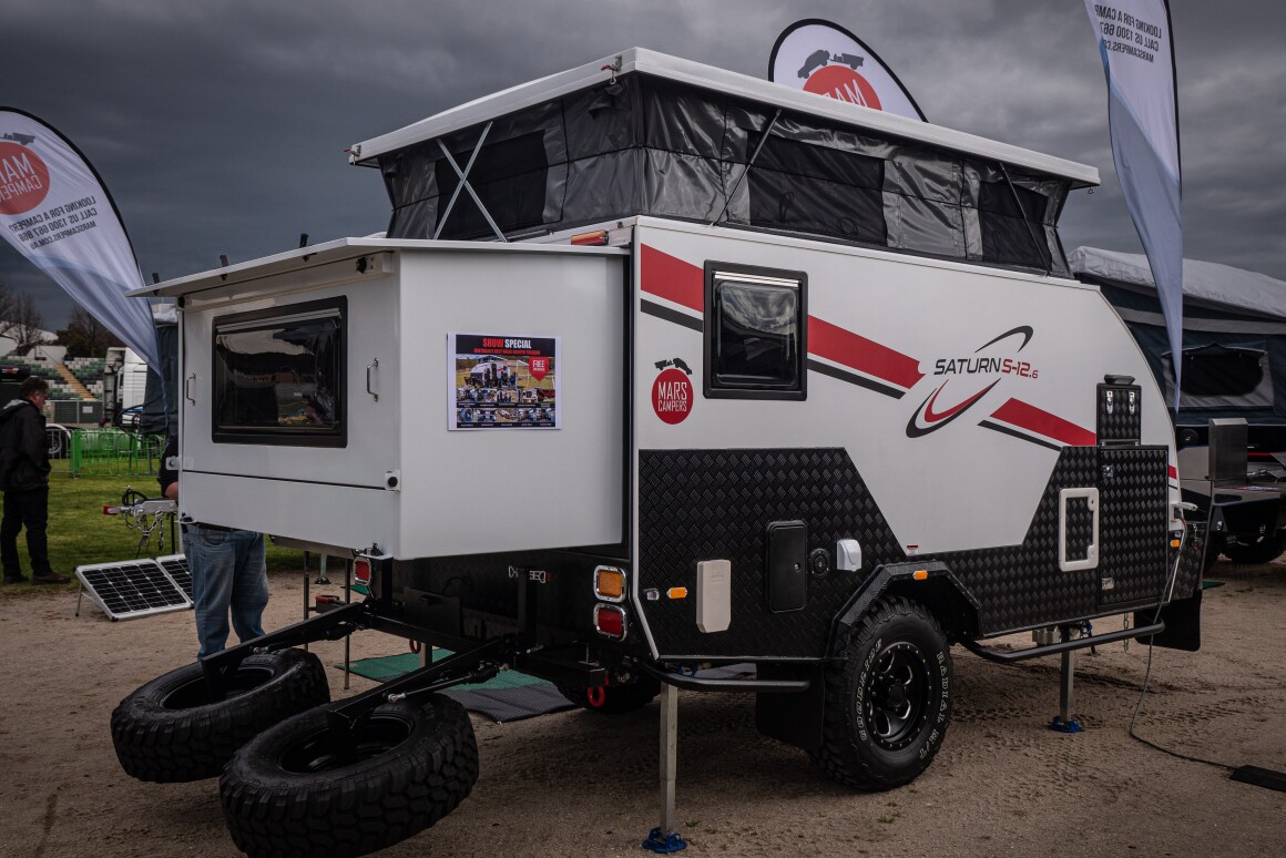 Mars adventure caravan brings comfort to the bush