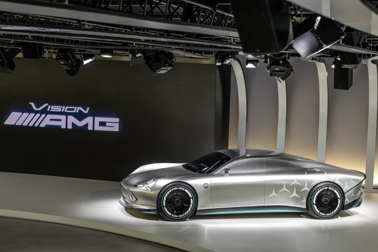 Mercedes Vision AMG journeys into the future of electric performance