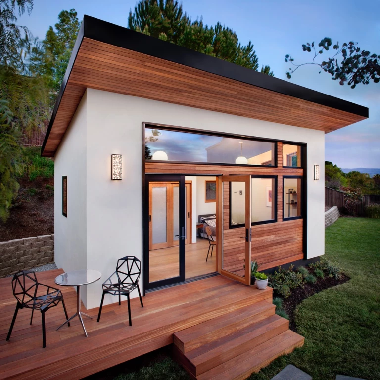 High-end prefab micro-home runs on or off-the-grid