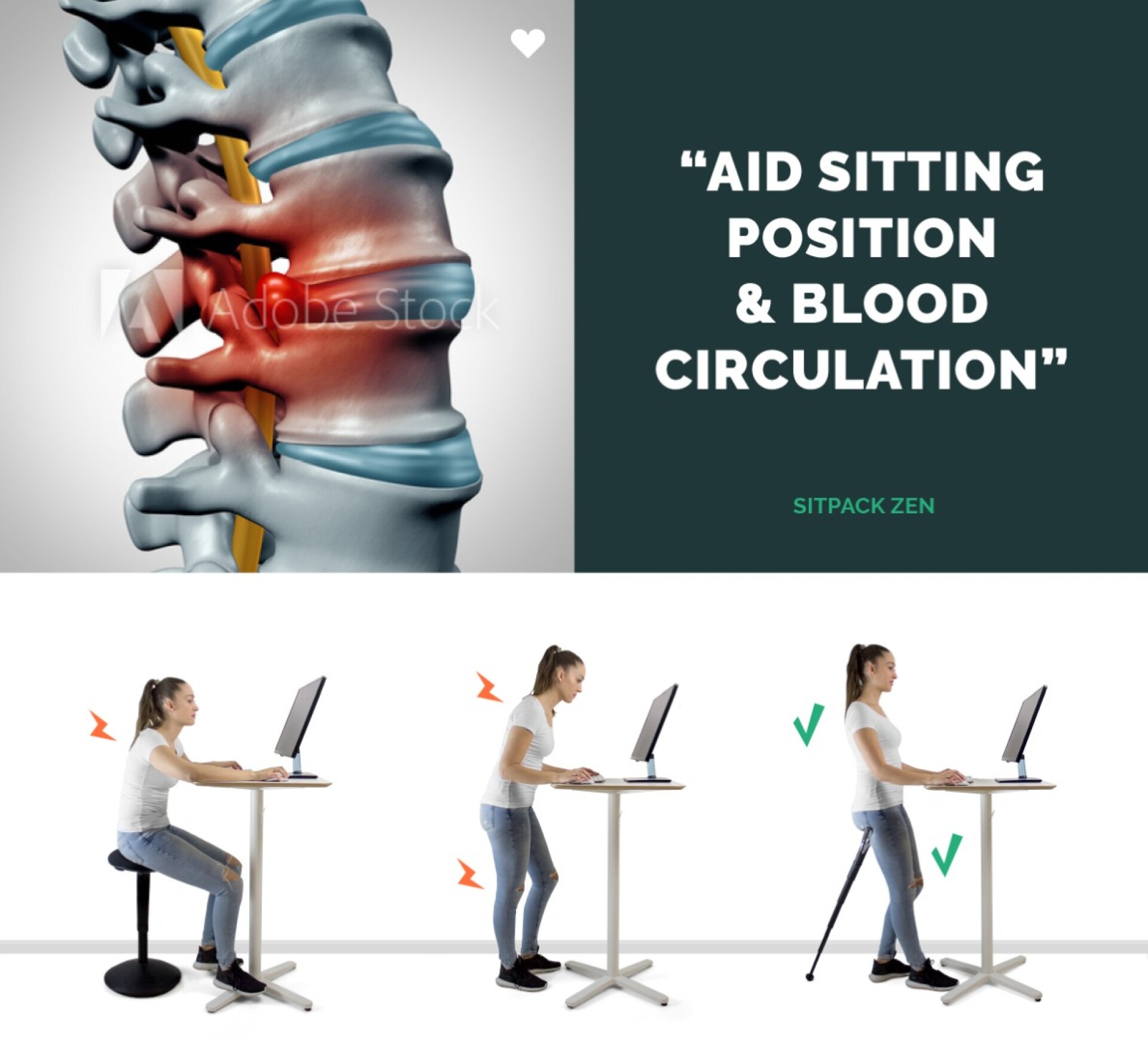 Sitpack collapsible stool takes the load off wherever you wander