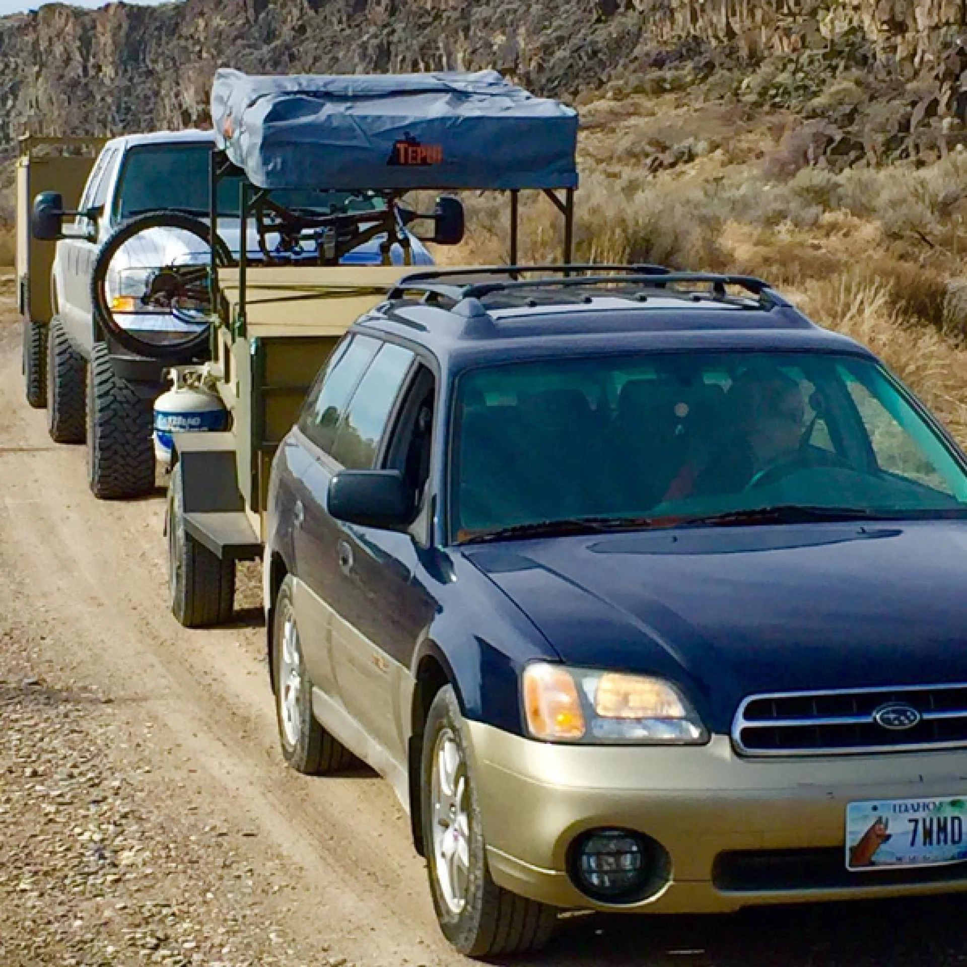 Military-inspired off-road multi-trailers explore the backcountry