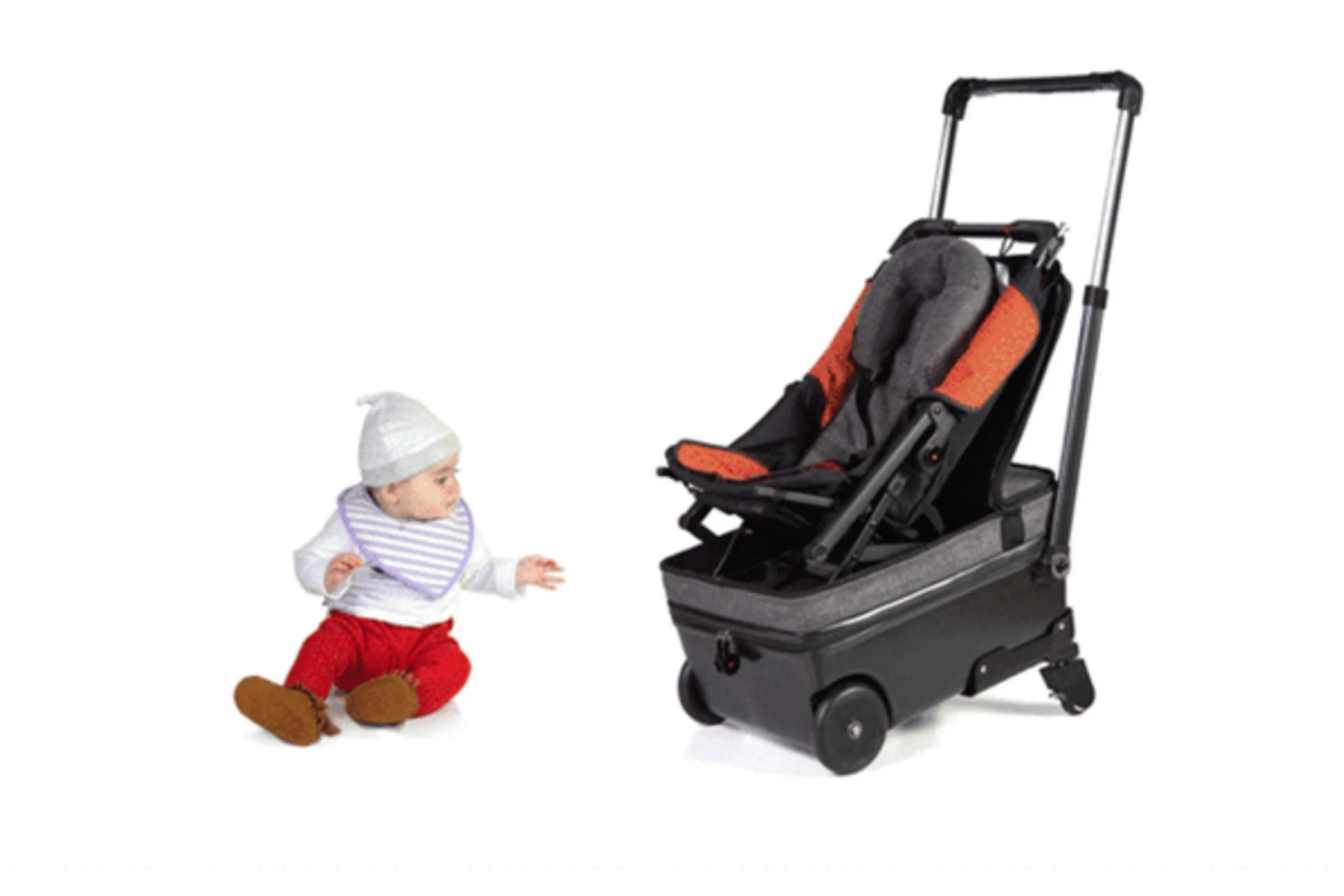 Born to Fly Baby bundles stroller and carry-on into one