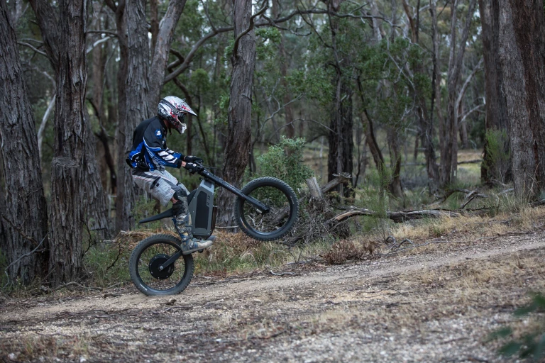 Video Review: Stealth H-52 electric bike eats up tight trails