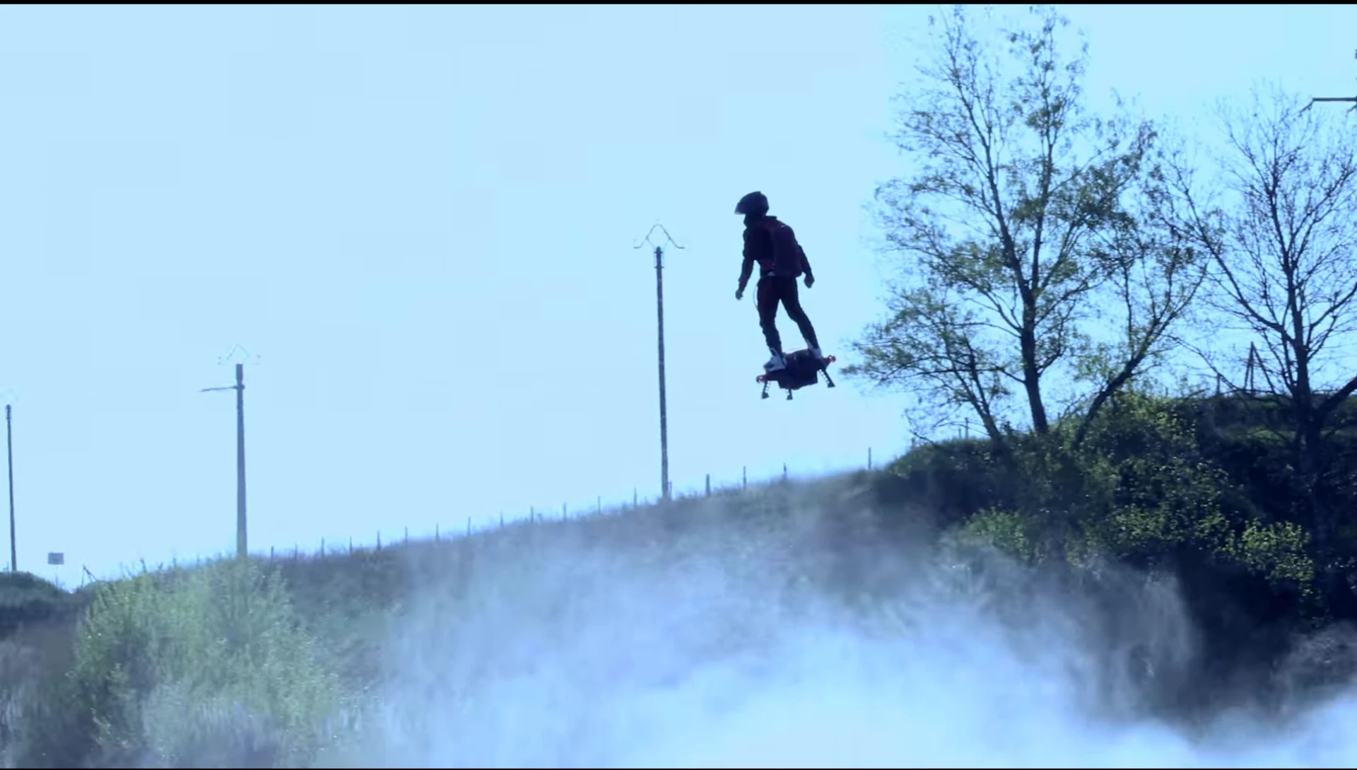 Franky Zapata's awesome Flyboard Air redefines the concept of a hoverboard