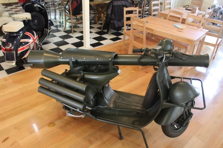 Vespa's lethal 150 TAP: A scooter with serious attitude