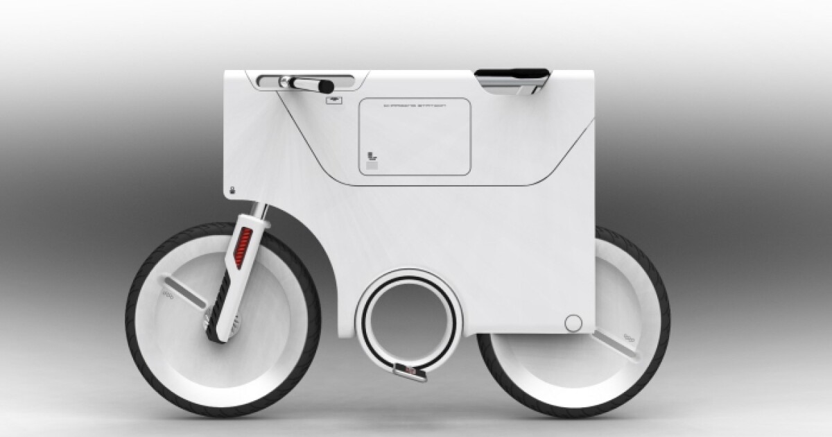 Radical electric bike concept saves on space