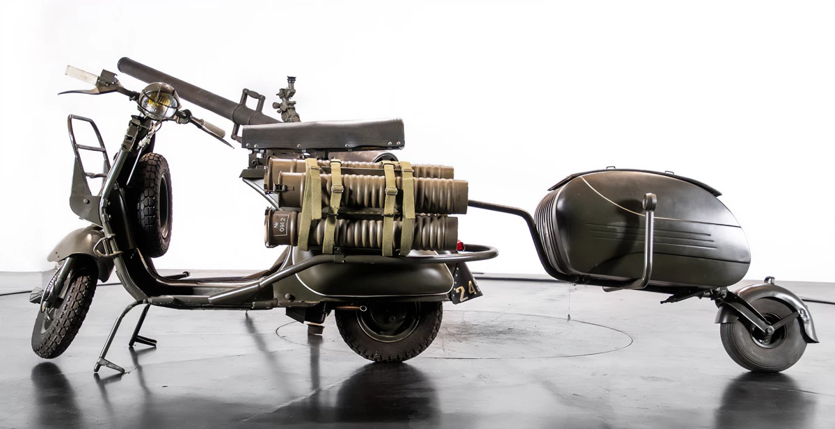 Vespa Bazooka scooter for sale – with or without cannon