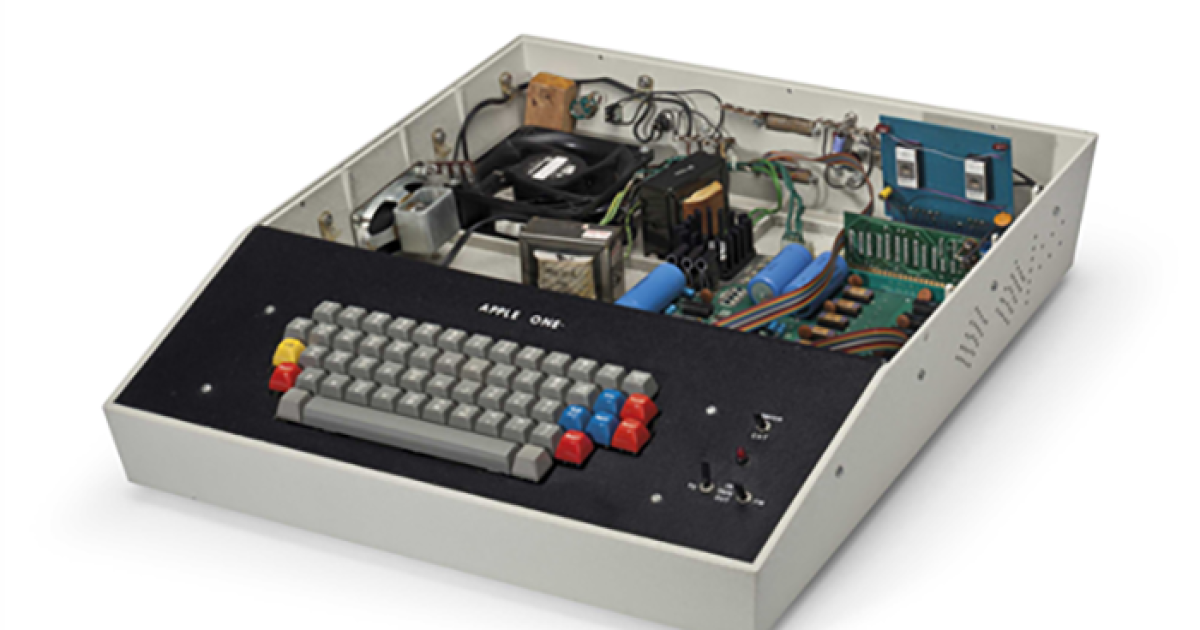 Original Apple 1 computer up for grabs at auction