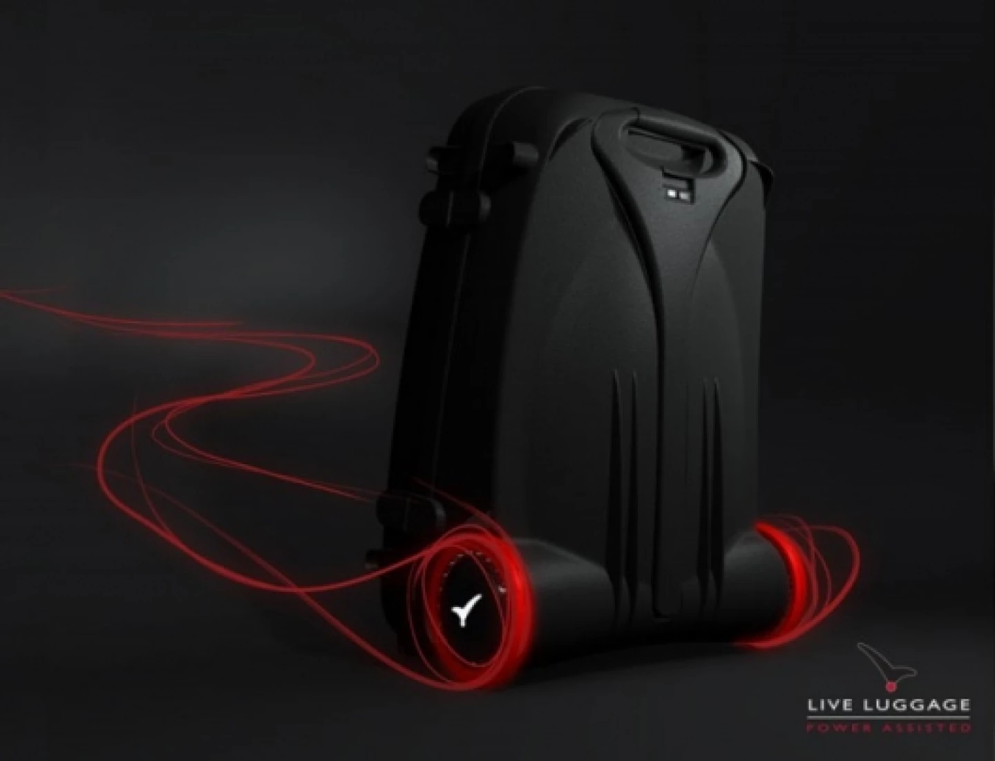 Live Luggage power assisted suitcase