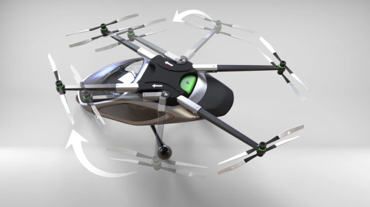 Jetpack pioneer David Mayman's new electric VTOL flying car project