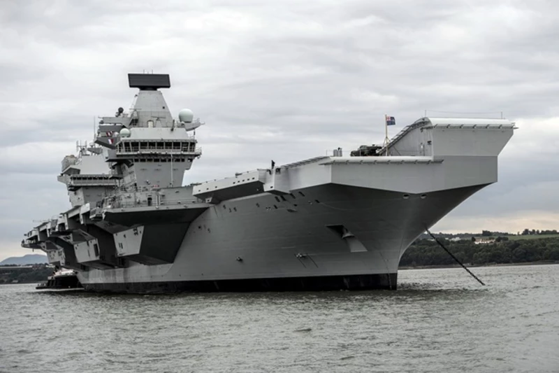 British carrier HMS Queen Elizabeth commissioned