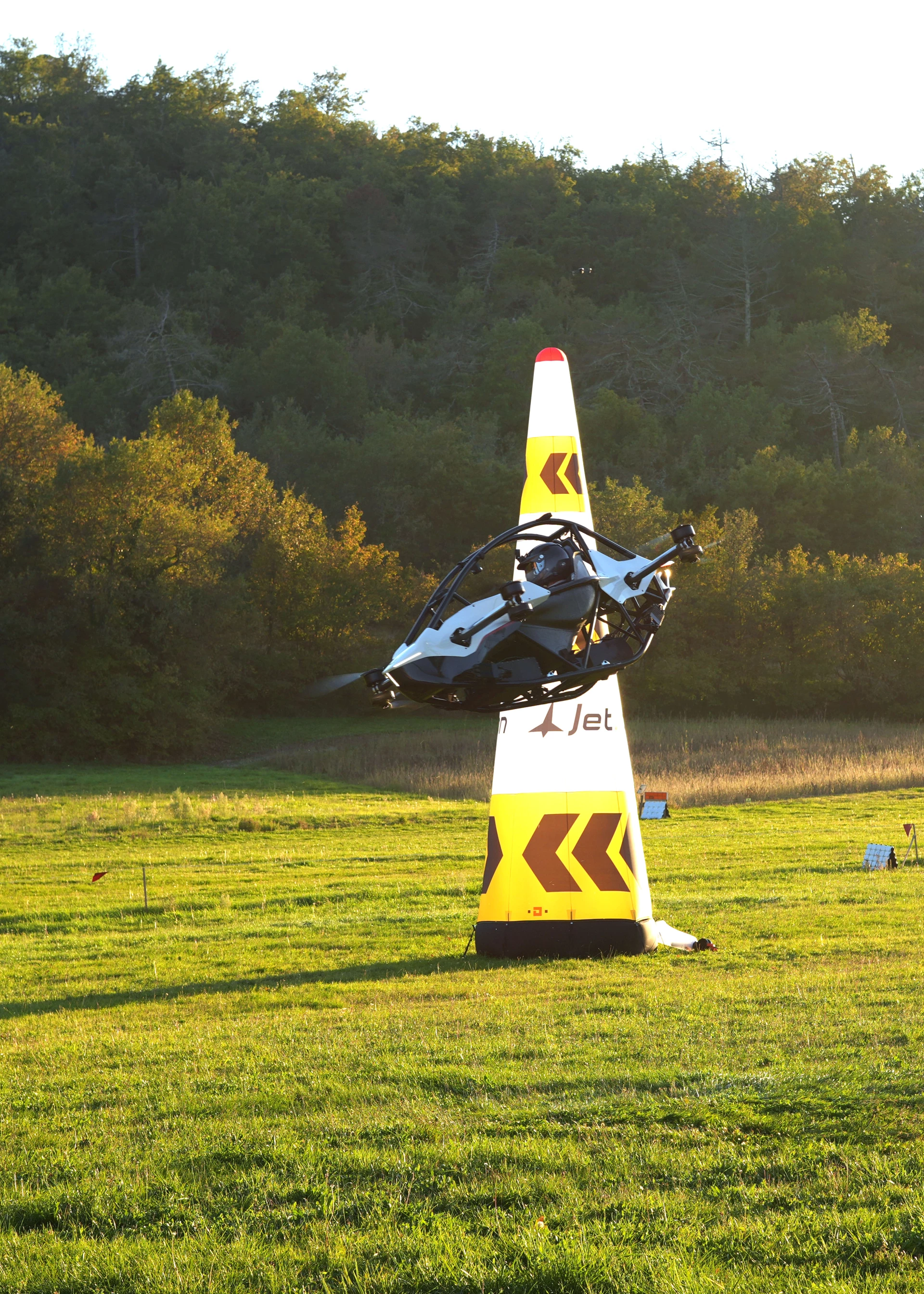 Watch: Jetson founder tests the air for future eVTOL racing