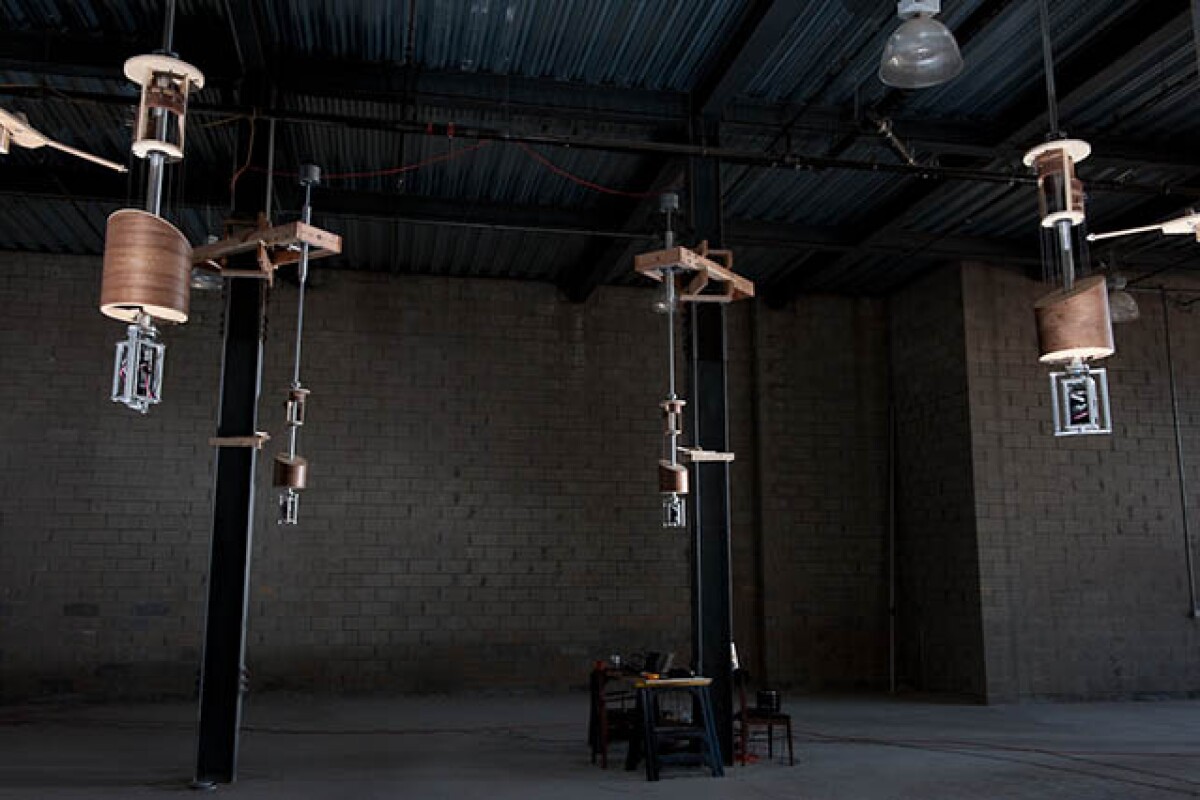 One Of A Kind Gravity Harp Features Robotic Pendulums