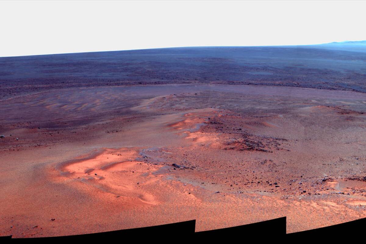 mars bright material