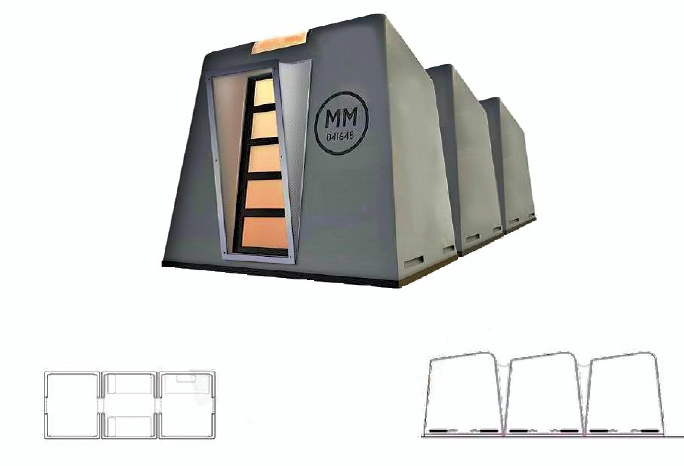 Reaction system promises versatile, cost effective emergency housing