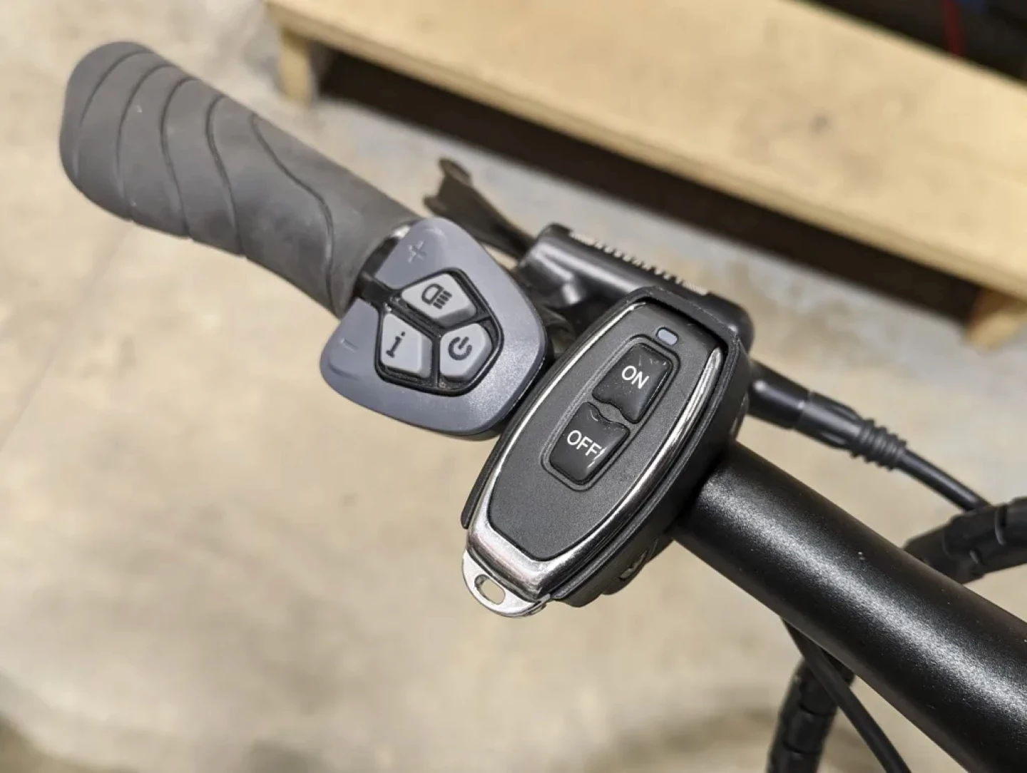 Motorized bike trailer clears lanes of dangerous glass and debris