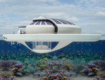 Conceptual floating hotel suite aims for energy autonomy