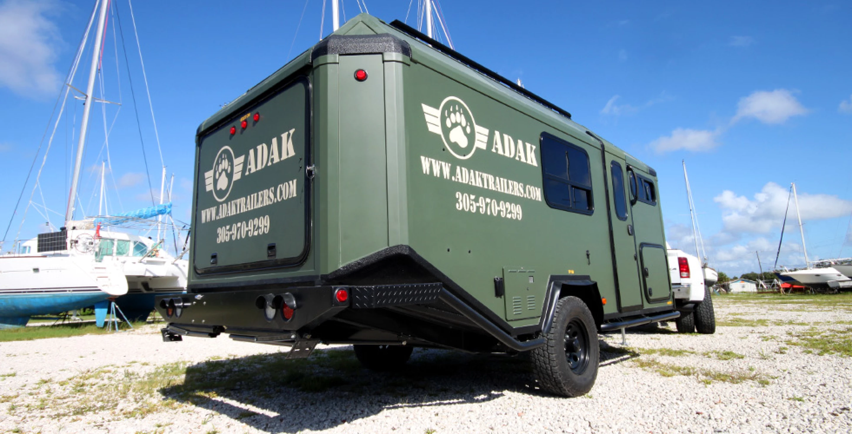 ADAK camping trailer keeps you cozy off the grid