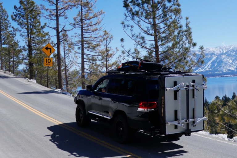 Rubicon bolts the roof-top tent to your hitch and creates a platform ...