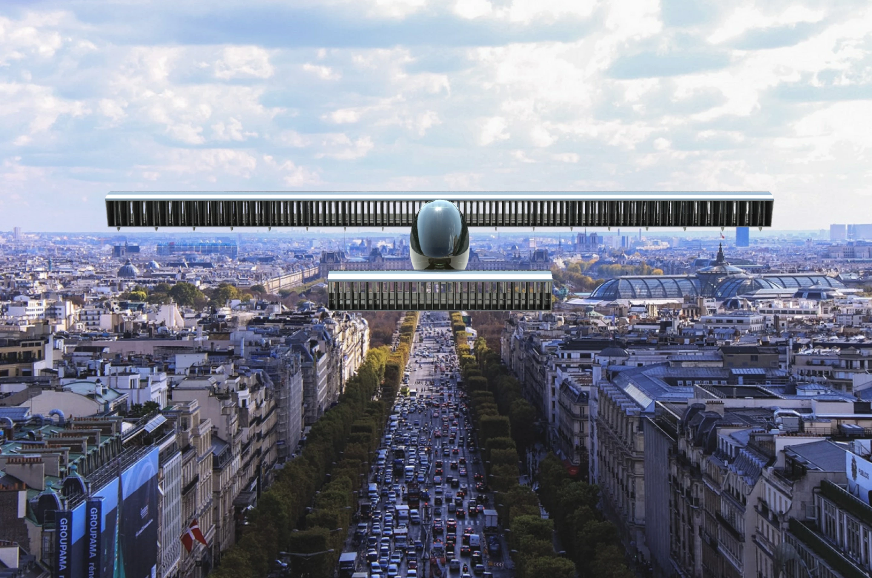 Bizarre Volerian aircraft design replaces jets and props with flapping ...