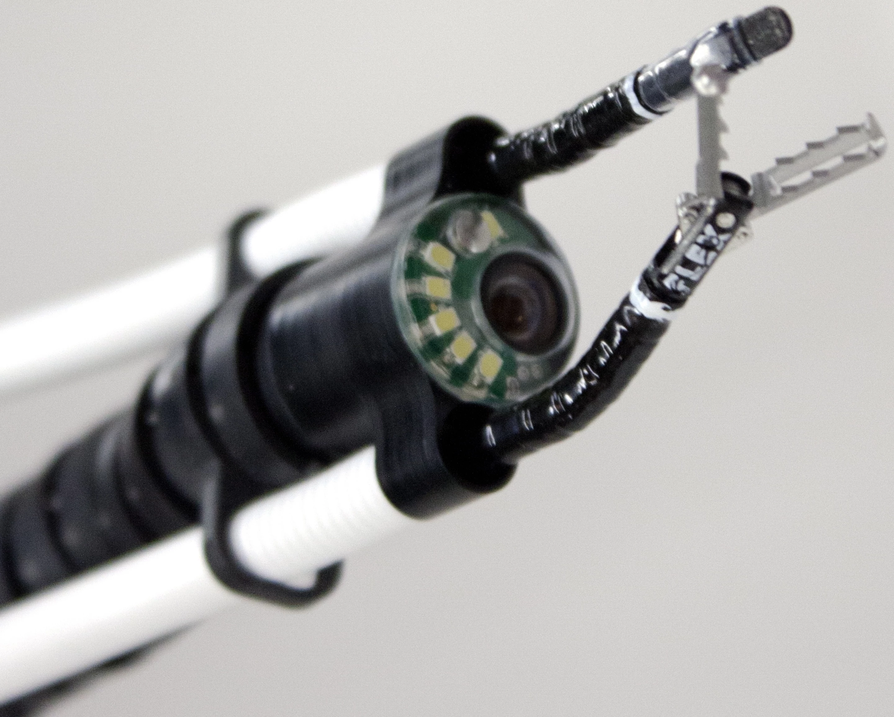 Surgical robot snakes its way down the throat