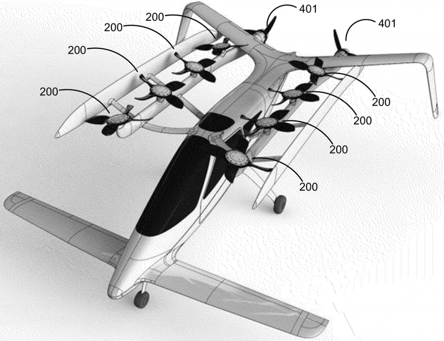 Zee.Aero's flying car concept would fit in a standard parking space