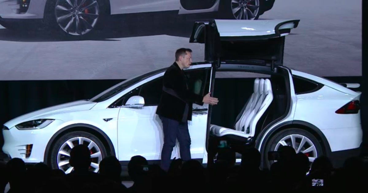 Tesla Model X launched with dual-hinge falcon wing doors, Bioweapon ...