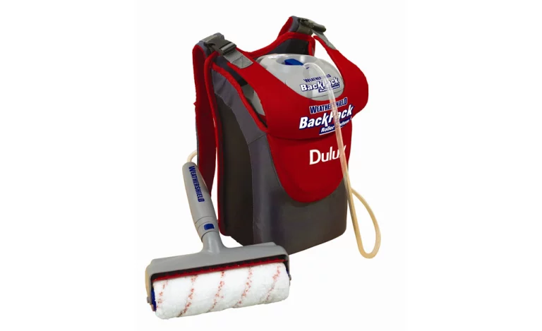 Dulux BackPack Roller System twice as fast as a conventional brush