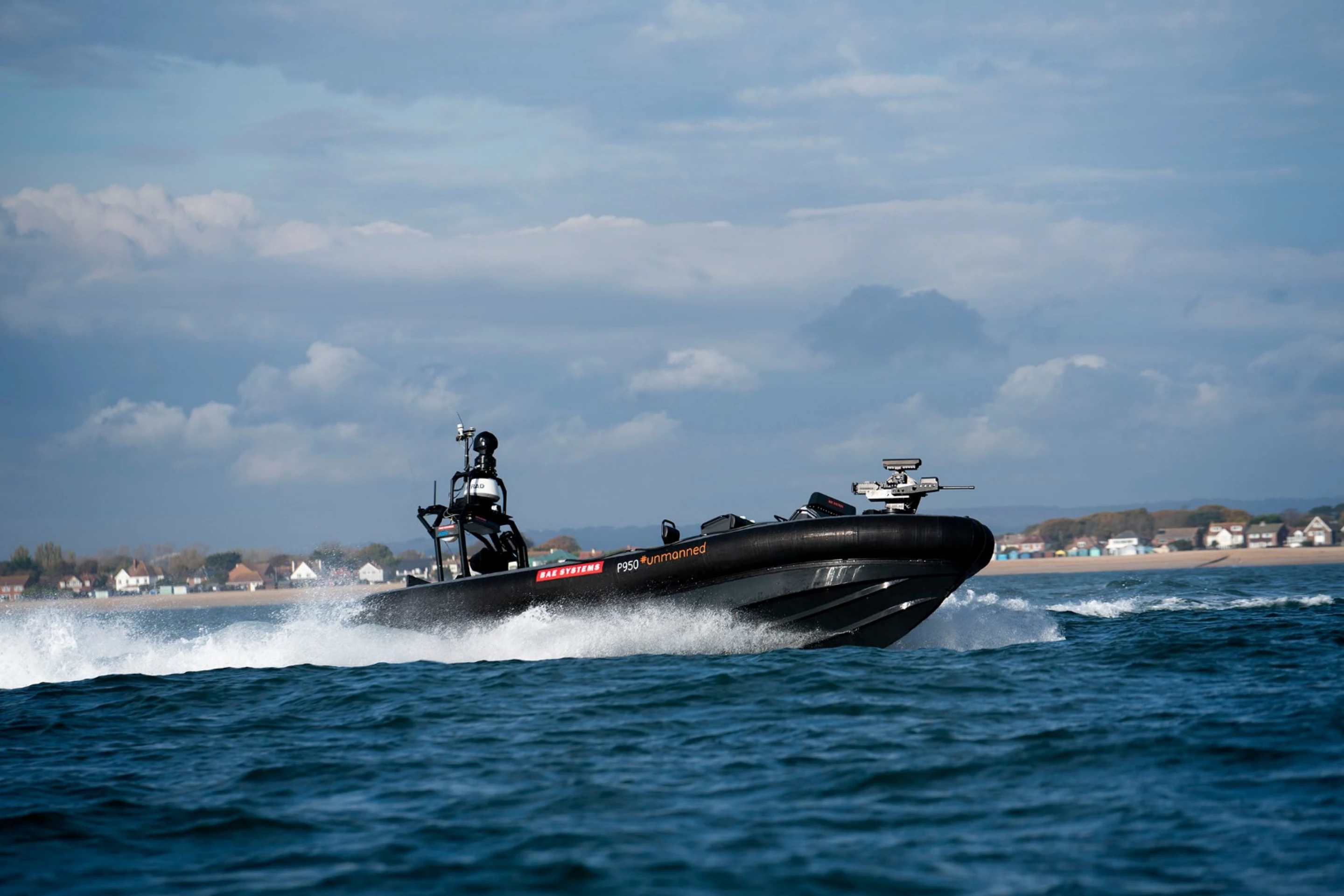 BAE's autonomous patrol boat packs 12.7-mm heat and offers 10-day ...