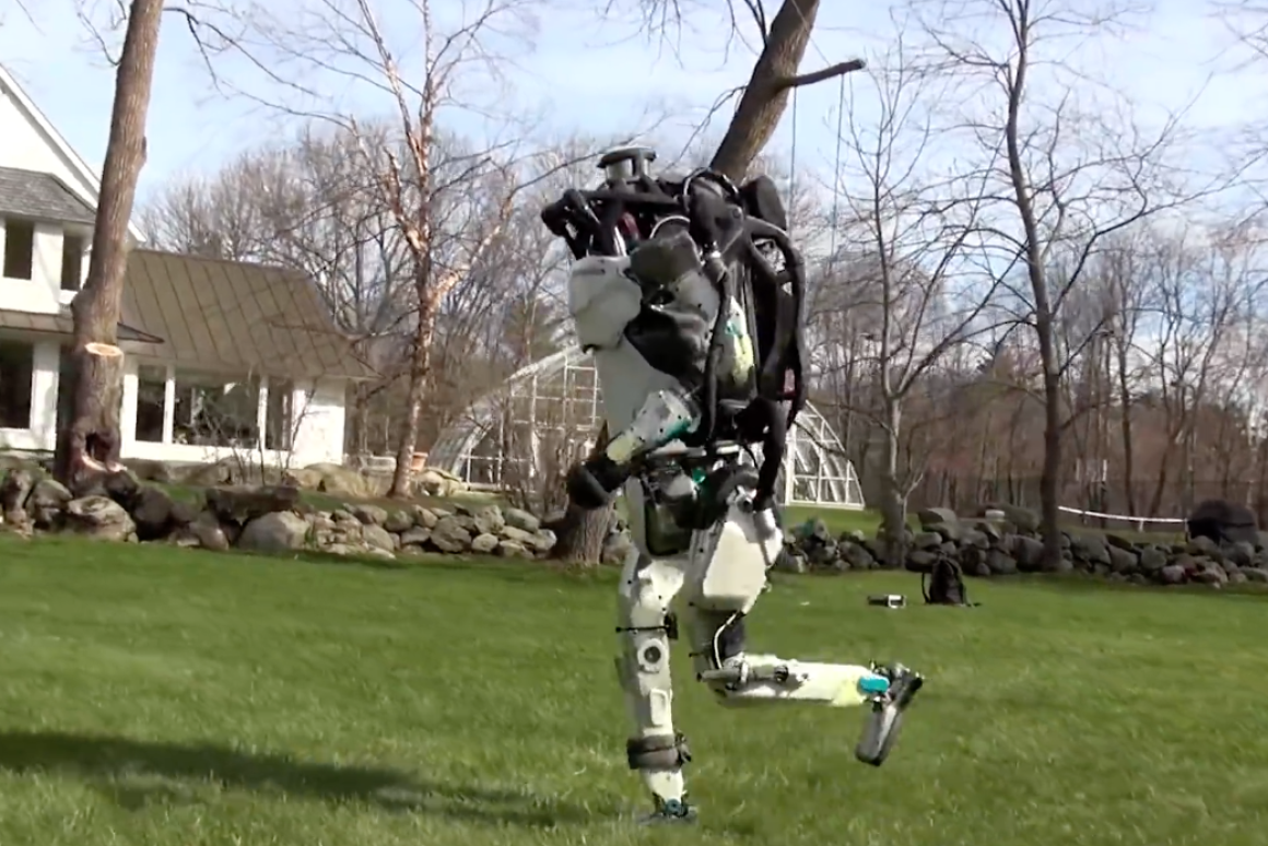Boston Dynamics' Atlas robot can now chase you through the woods