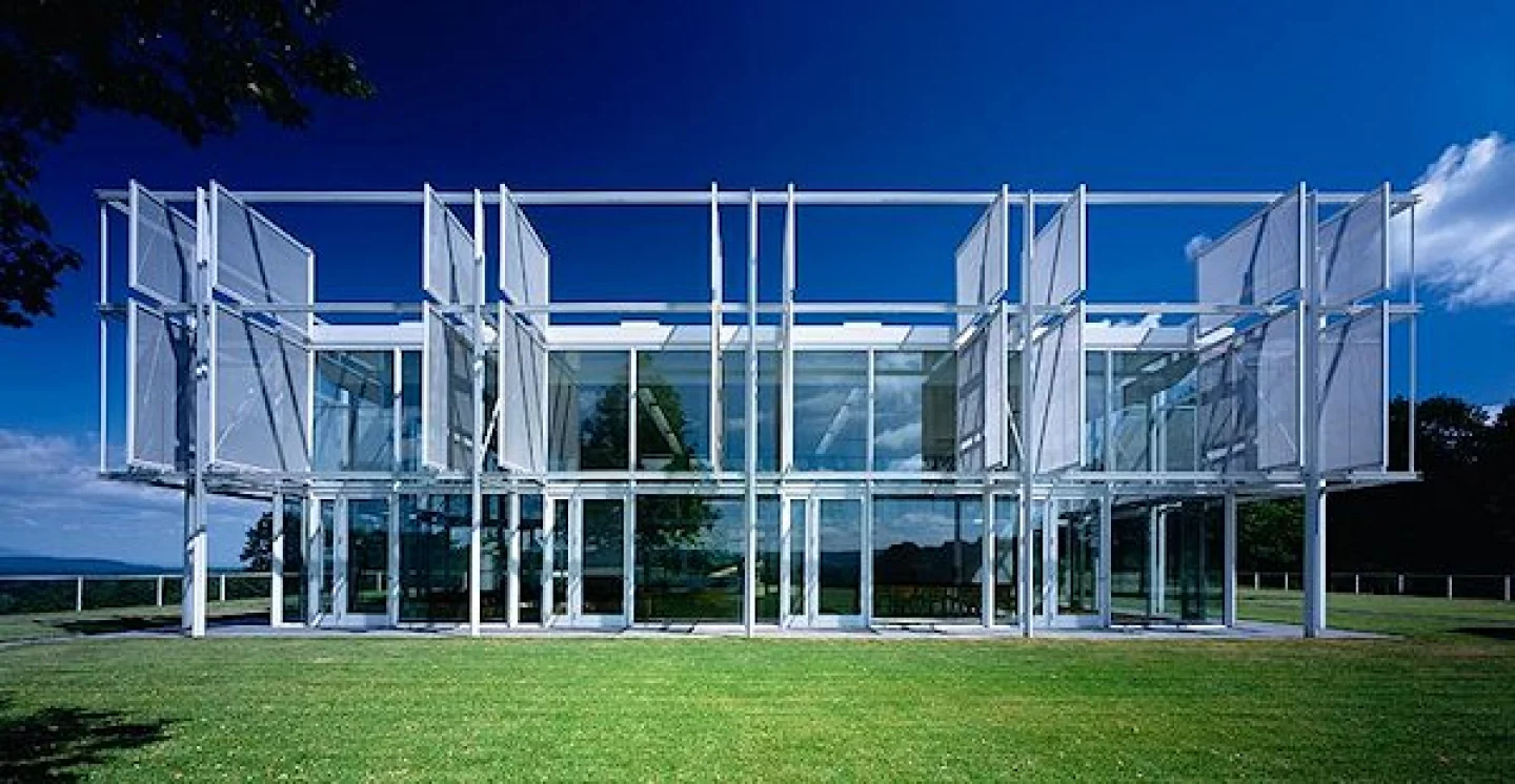 Rural house combines wide vistas, security, and privacy within walls of ...