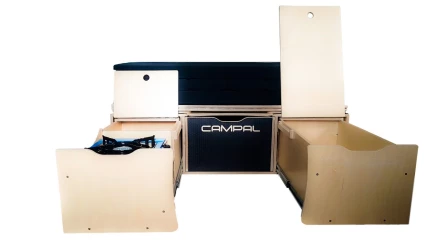 Campal all-in-one camper box creates a complete mini-campervan for $1,400