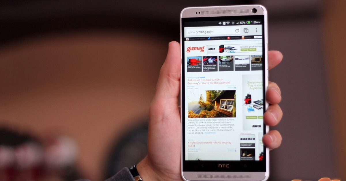 htc one max screen size