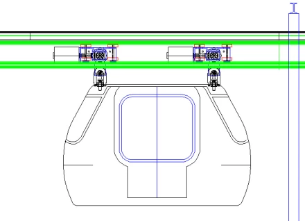 JPods PRT vehicles to run on track under solar panel canopy
