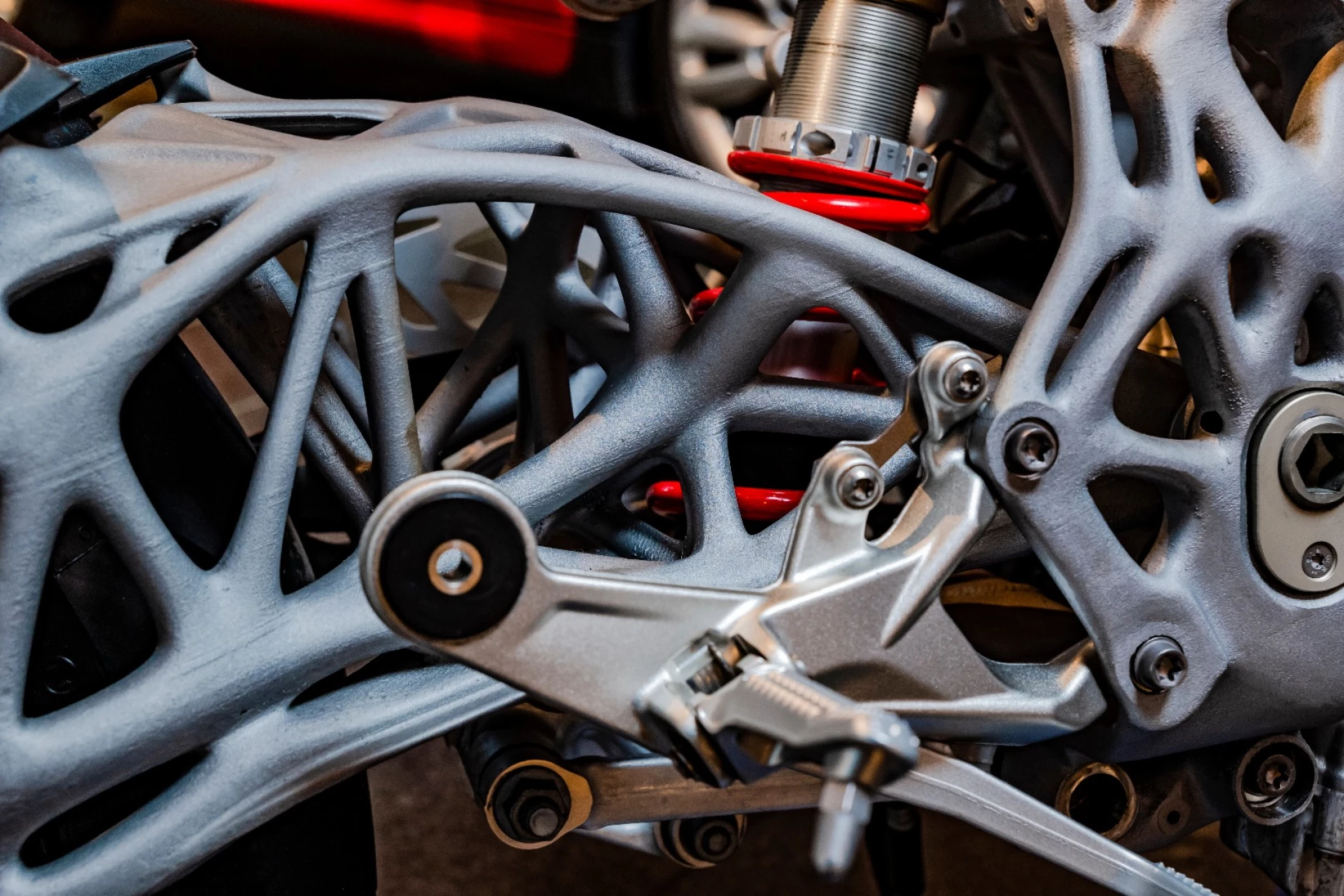 BMW hints at future plans, with 3D-printed motorcycle frame
