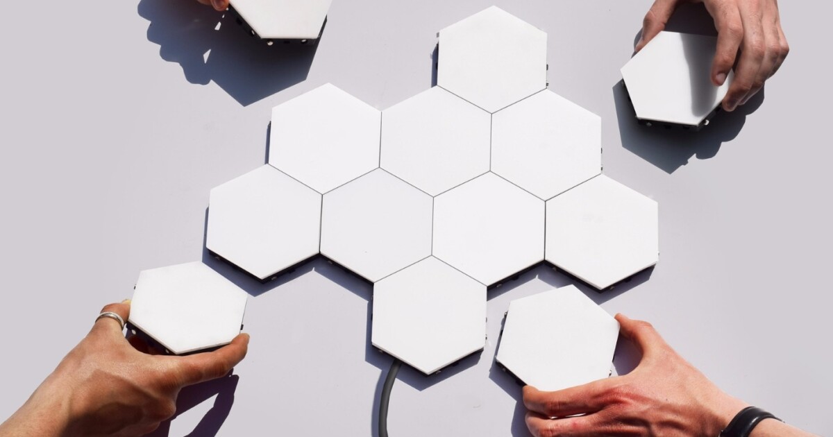 Magnetic And Modular Leds Can Cover A Wall In Light