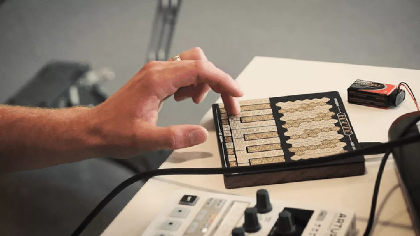 Cute polyphonic touch synth designed for creative fun