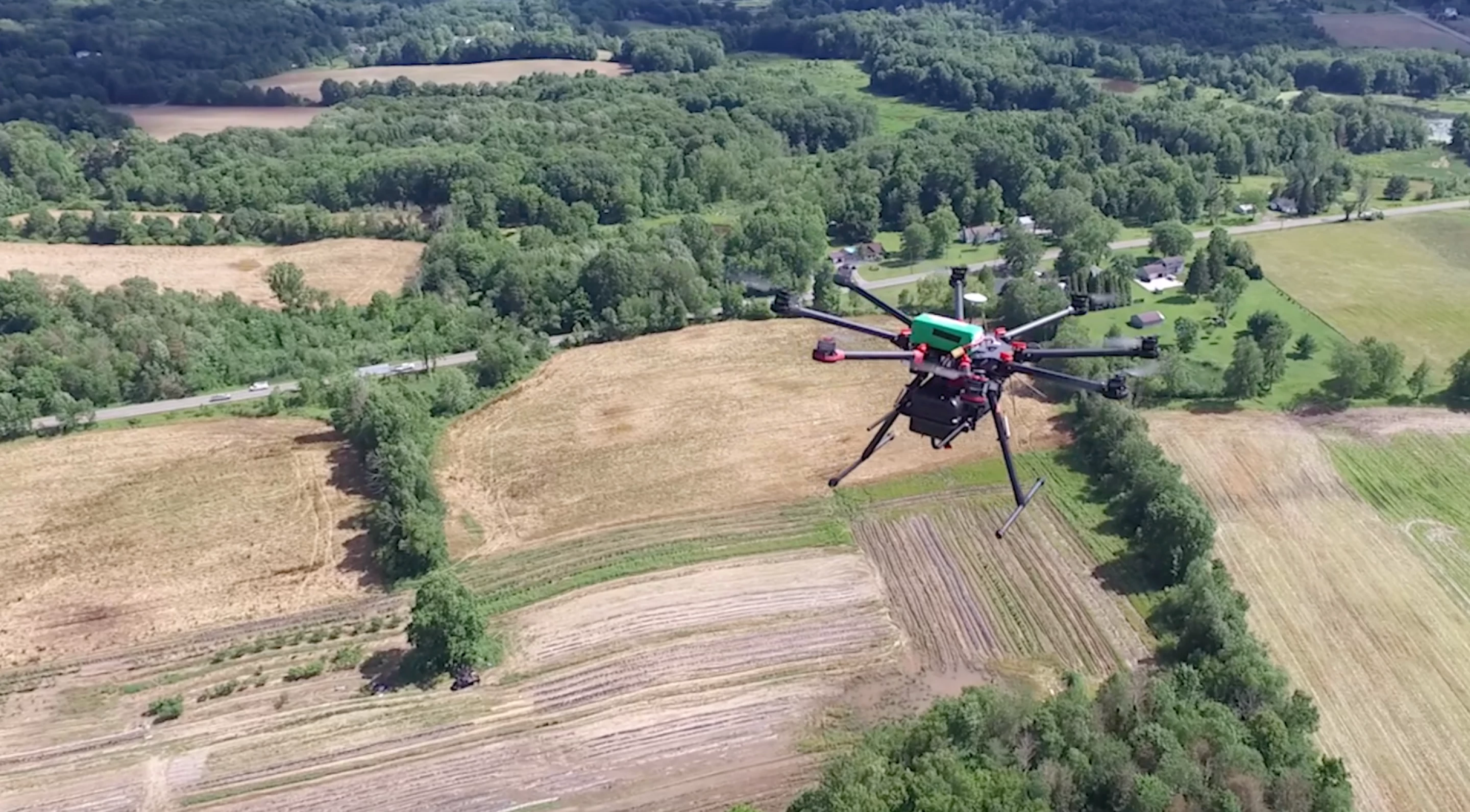 Drone flamethrower spits out a 25-foot-long, targeted stream of fire