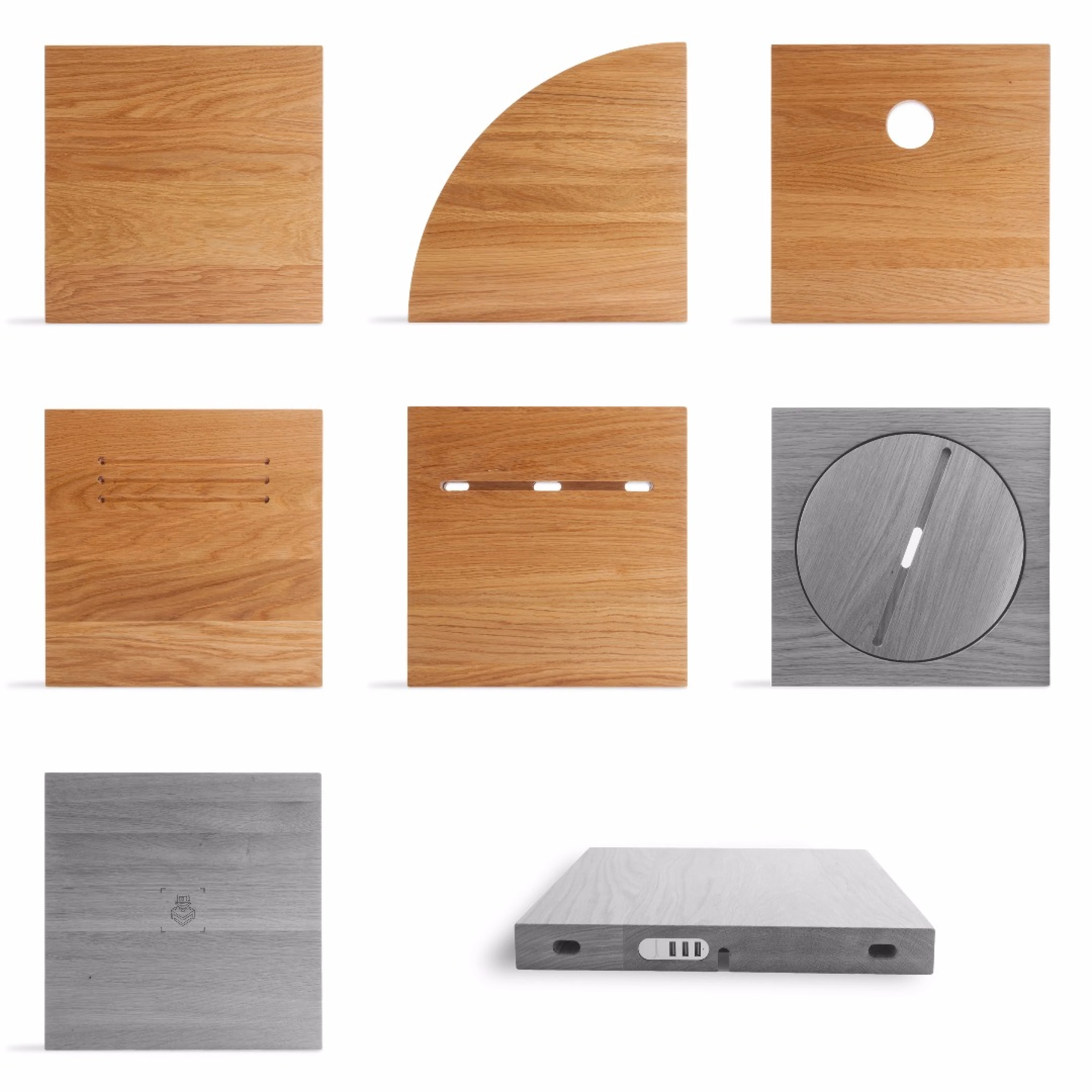 Interchangeable desk modules meet the changing needs of home/office workers