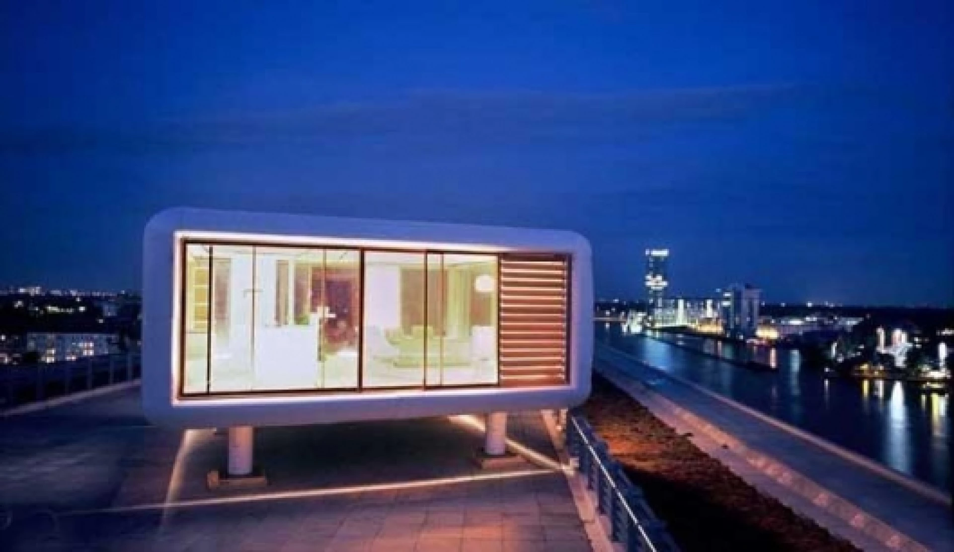 The LoftCube – designed to be airlifted in to the free space on top of ...