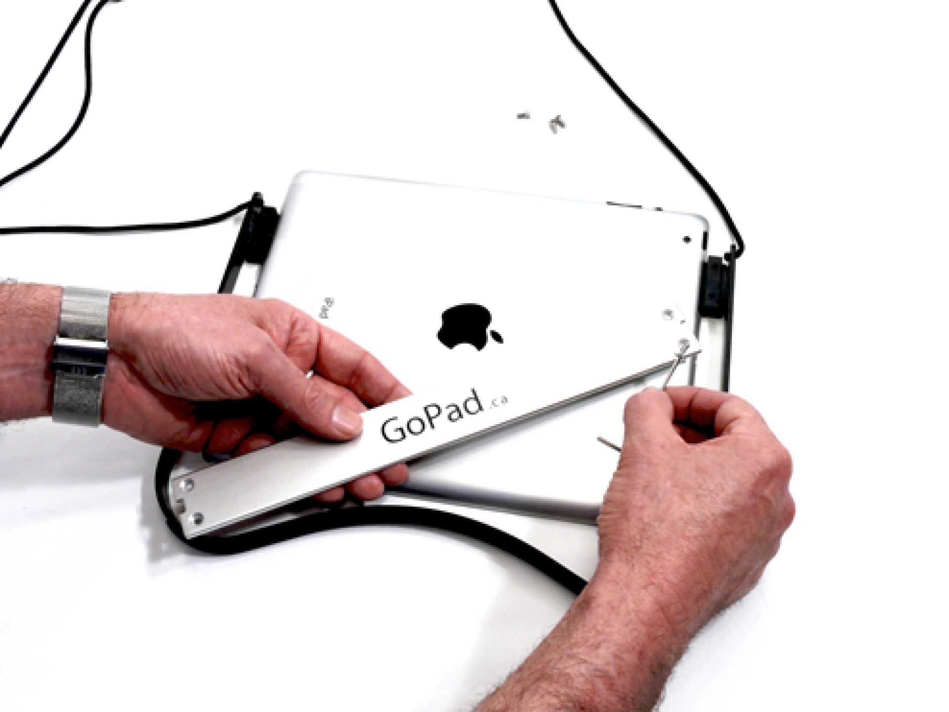 Wear your iPad or other tablet wherever you go, with GoPad