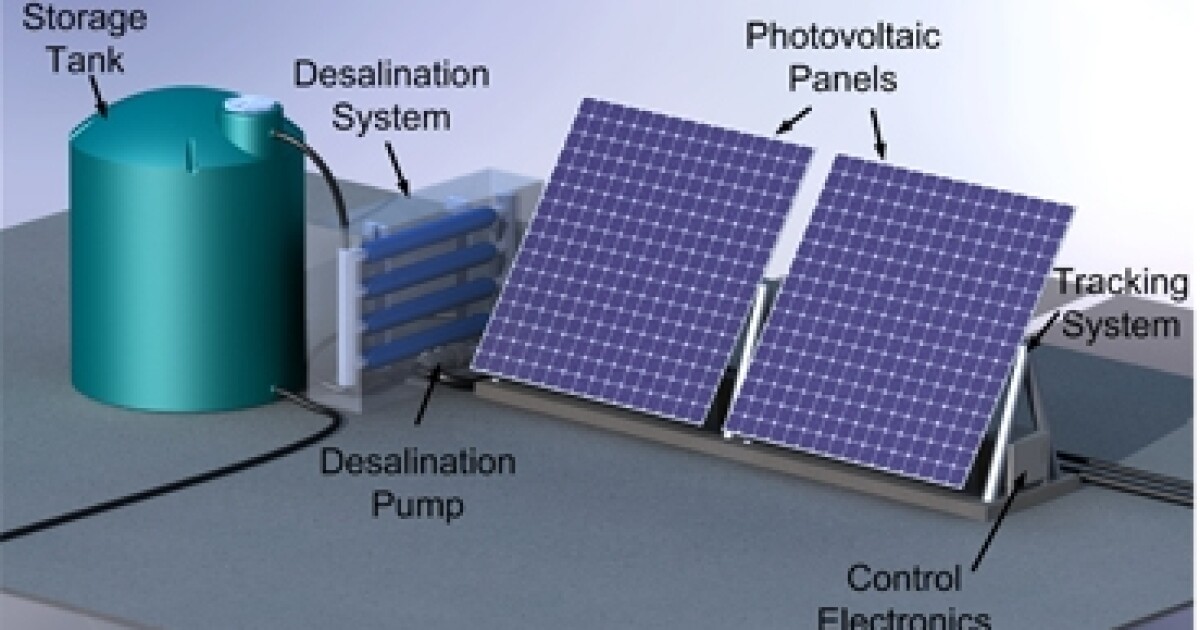 MIT develops solar-powered, portable desalination system