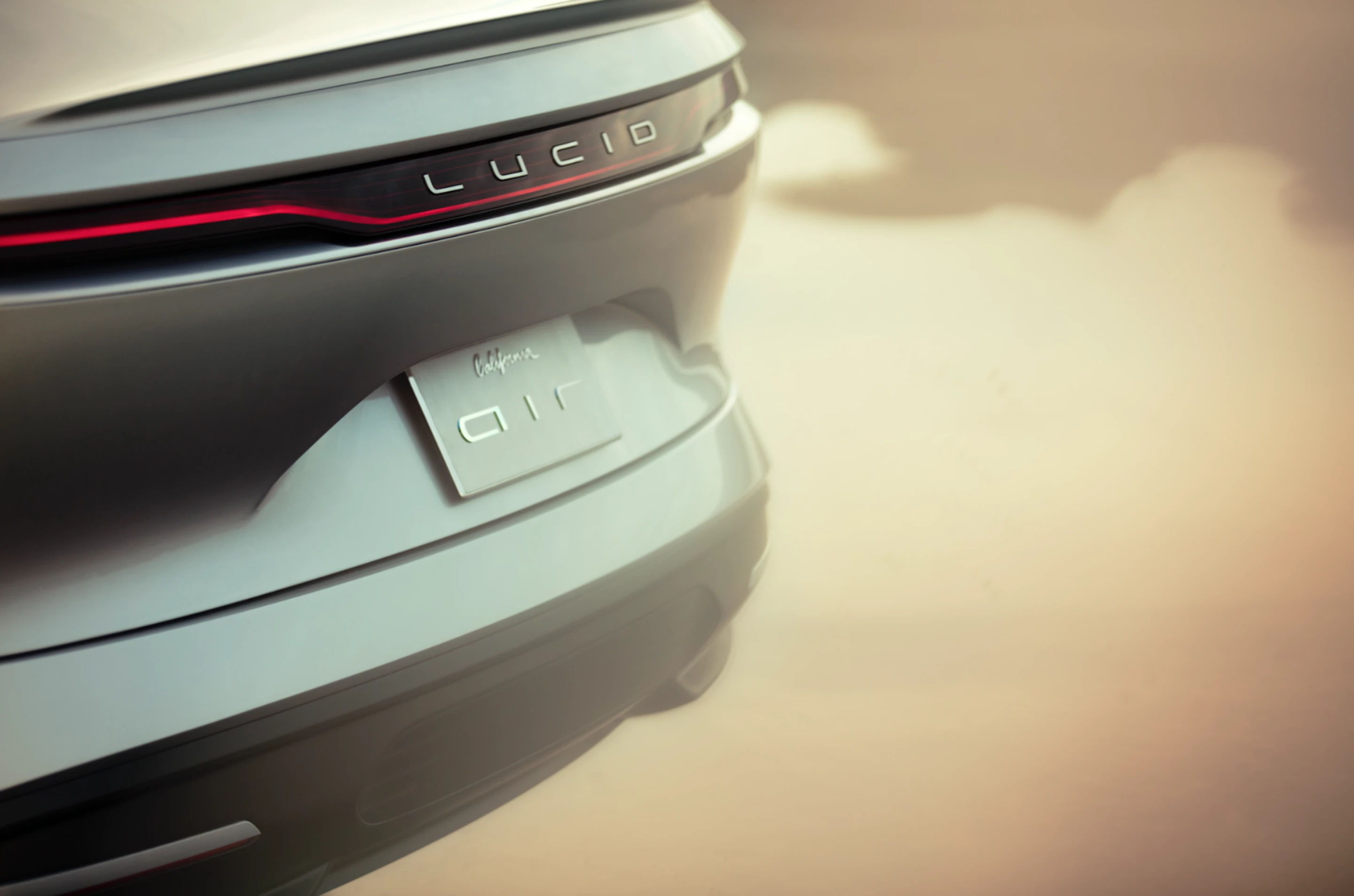 Lucid finally offers first look at upcoming electric sedan