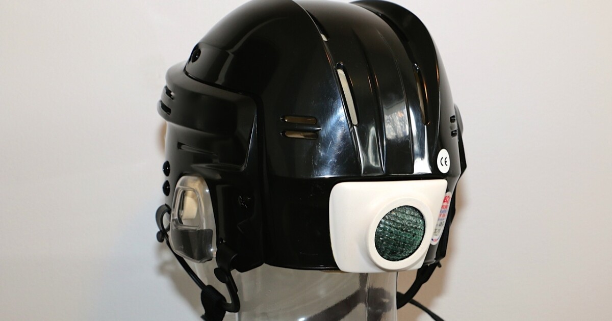 The impact-absorbing Goose Egg has got helmets' backs