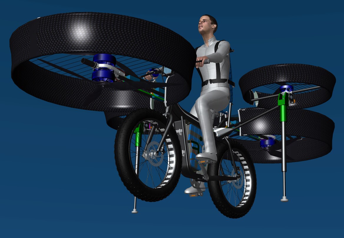 Czech engineers set to build six-prop Flying Bike