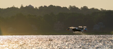 Watch the world's first hydrofoiling ground effect vehicle take off