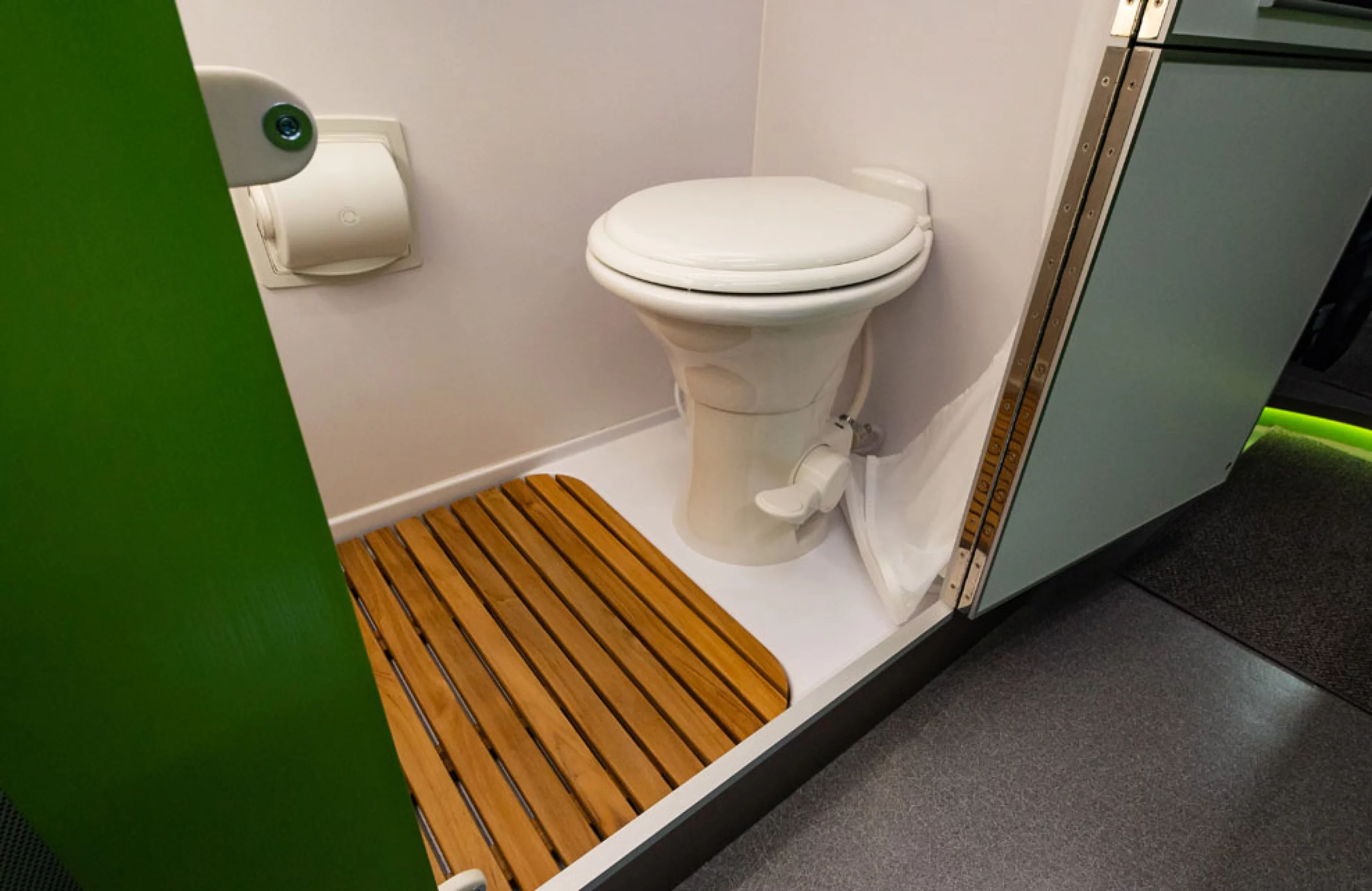 $300K camper van goes green in more ways than one