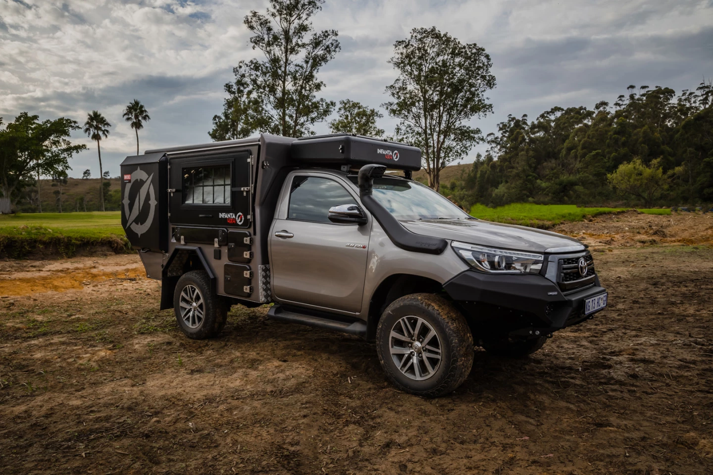 Inkunzi camper makes Toyota Land Cruiser one angry bull of a micro-RV